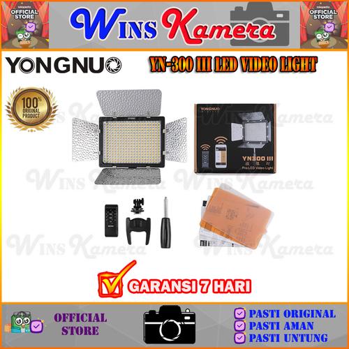 Promo YongNuo LED Video Light YN-300 III Variable Color On Camera Light ...