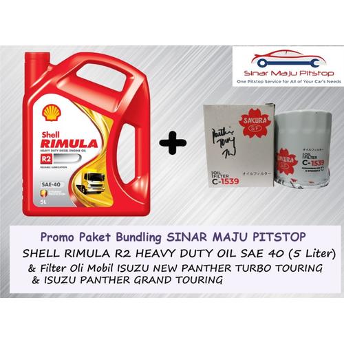 Jual Paket Oli SHELL RIMULA R2 SAE 40 & Filter ISUZU PANTHER GRAND ...