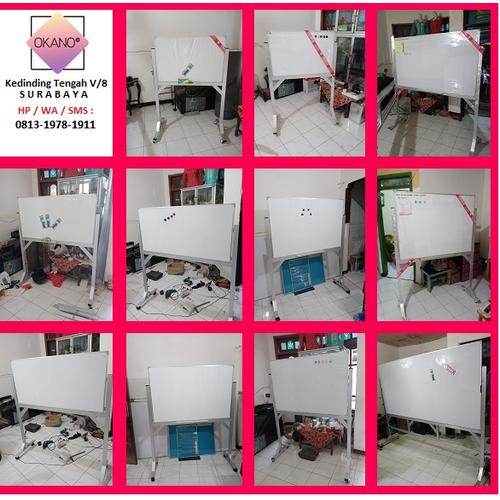Jual whiteboard standing magnet / papan tulis standing magnet 60x90 cm - Kota Surabaya - OKANO ...
