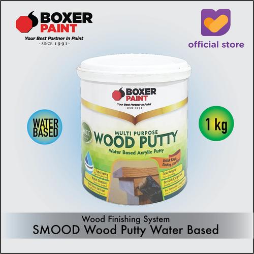 Jual Dempul Kayu SMOOD WOOD PUTTY Water Based (1 kg) - White - Kab ...