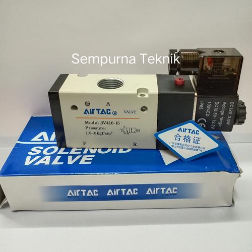 Jual Solenoid Valve 3V410-15 Airtac - AC110V - Jakarta Barat - sempurna teknik | Tokopedia