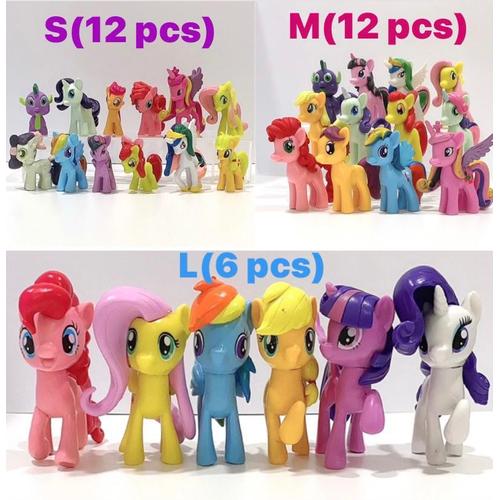 Jual Figure My Little Pony Set isi 12 / Figure Set Kuda Poni - L ...