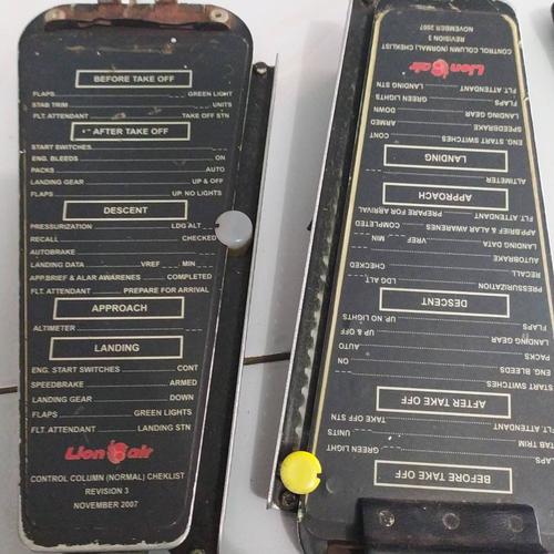 Jual BOEING checklist BOARD yoke - Kota Tangerang Selatan - andang ...