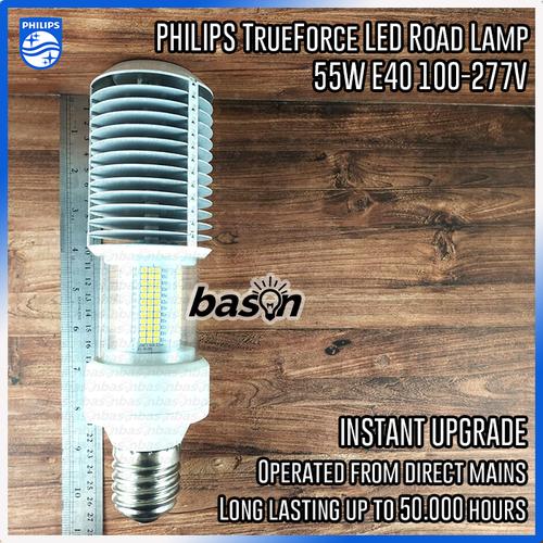 Jual PHILIPS TrueForce LED Road 55W E40 MV - HID Replacement for HPS ...