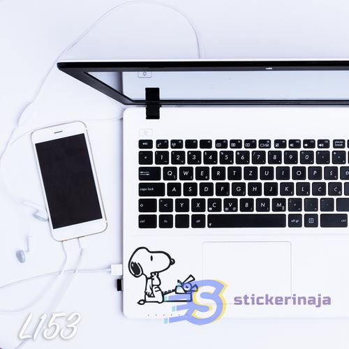 Jual Sticker Cutting Vinyl 'Snoopy Thinking' segala jenis laptop ...
