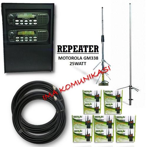 Jual REPEATER MOTOROLA PAKET EKONOMIS LENGKAP ANTENA KABEL BONUS 10 ...