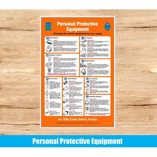 Jual Sticker Poster Imo Personal Protective Equipment safety sign ...