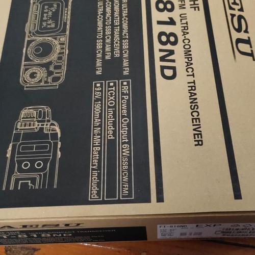 Jual RIG YAESU FT-818ND HF VHF UHF ORIGINAL FT818 FT 818 SSB YAESU ...