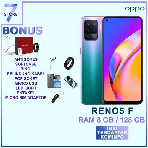 Jual OPPO RENO 5F RAM 8 ROM 128 GARANSI RESMI OPPO INDONESIA - Hitam ...