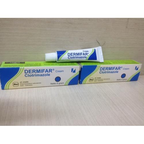 Jual Dermifar obat kulit Clotrimazole 5g - detectivebetta - Jakarta ...