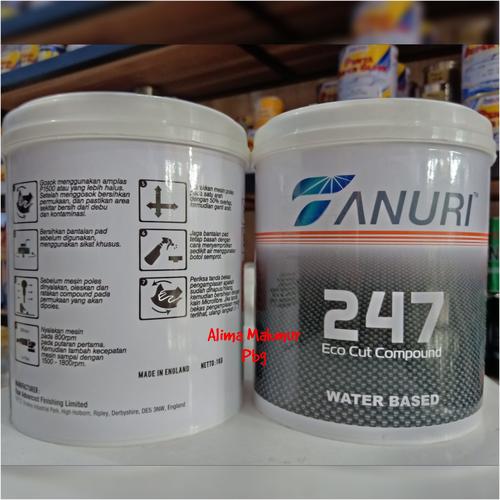 Jual Kompon Tanuri 247 Eco Cut Compound Water Based kemasan 1kg - Kab ...