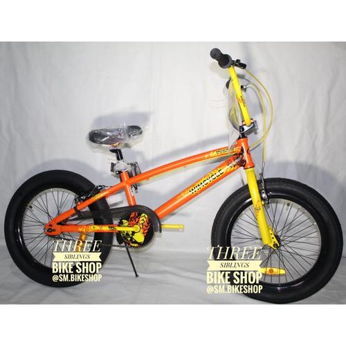 Jual SEPEDA BMX WIM CYCLE THRASHER 20 INCH BAN JUMBO WARNA ORANGE ...