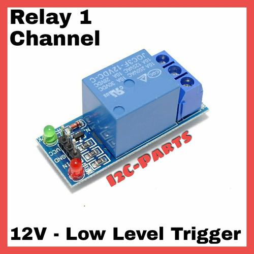 Jual 12v Relay 1 Channel Module For Arduino STM32 Raspy Low Level ...