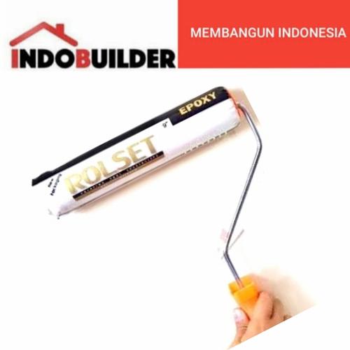 Jual ROLSET KUAS ROL CAT MINYAK EPOXY 9 INCI /ROLLER CAT MINYAK EPOXY ...