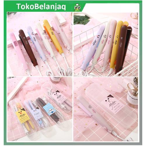 Jual Alat Catok Mini Karakter 2 in 1 Catokan Lurus Curly Kemier Animal ...