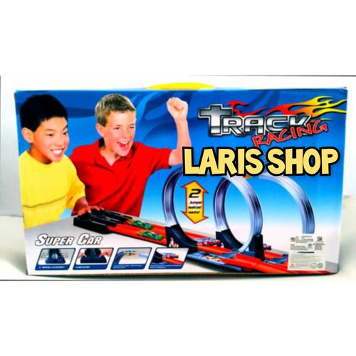 Jual MAINAN TRACK RACING 2 JALUR - LINTASAN BALAP HOTWHEELS NO.803 - 1 ...