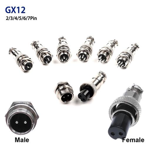 Jual GX12 Jack Aviation Plug Socket Konektor GX-12 12mm Male Female 2P ...