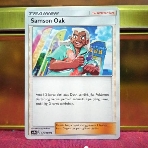 Jual Samson Oak U AS3a 175/183 kartu pokemon TCG Indonesia - Kota ...