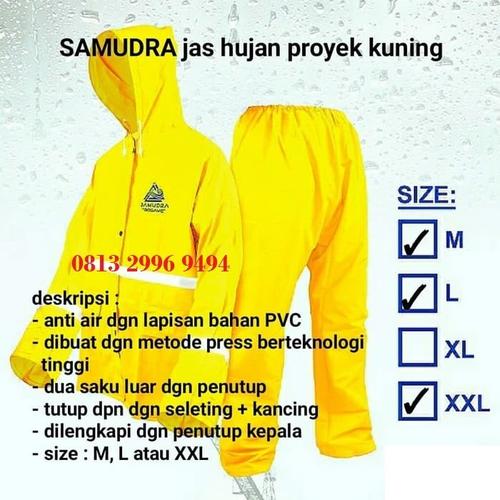 Jual Jas Hujan Proyek Gosave Samudra / Baju dan Celana go save - Kuning ...