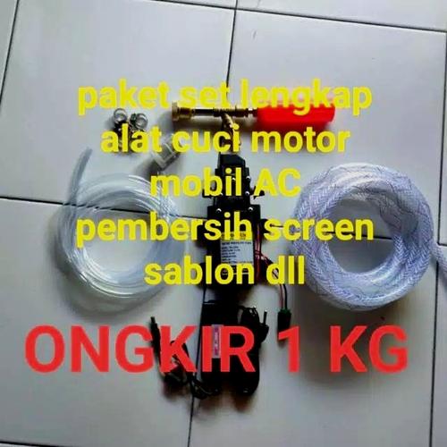 Jual PAKET LENGKAP SET ALAT MESIN PENCUCI CUCI MOTOR MOBIL AC SPRAYER ...