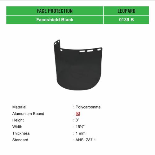 Jual FACESHIELD BLACK LEOPARD 0139 B / FACE SHIELD HITAM - Jakarta ...