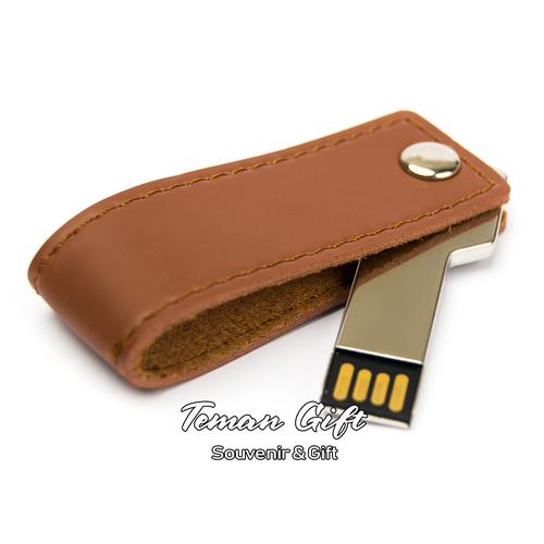 Jual Flashdisk Kulit Putar Kunci USB Custom 4GB 8GB 16GB 32GB LT25 ...