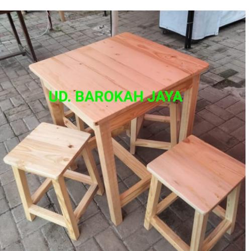 Jual meja makan minimalis/meja bakso/meja seblak/meja mie ayam jati ...