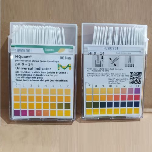 Jual UNIVERSAL INDICATOR pH PAPER KERTAS pH STRIP 0-14 9535 MERCK ...