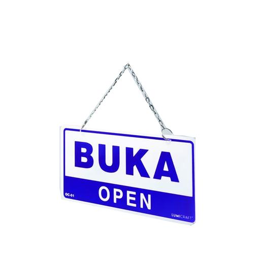 Jual BUKA TUTUP / OPEN CLOSED SIGN BOARD ACRYLIC / AKRILIK 18 x 9 cm ...