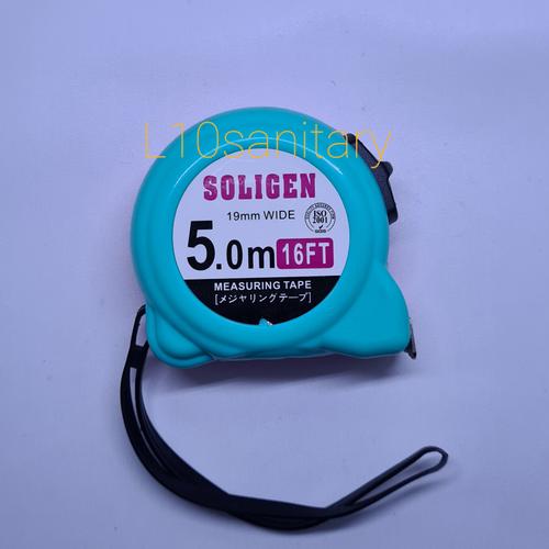 Jual meteran soligen 5 meter / meteran tukang soligen 5m / meteran ...