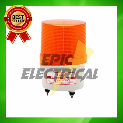 Jual Murah TAB Lampu Warning Light 4 inch 220VAC Kuning dengan Buzzer ...