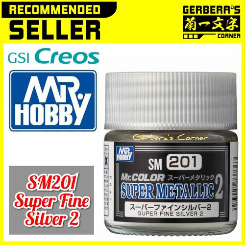 Jual Mr Color SM201 Super Fine Silver 2 - Mr. Hobby Super Metallic ...
