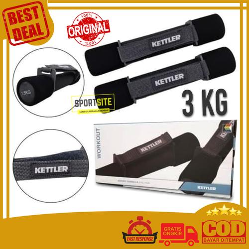 Jual Kettler Aerobic Dumbell 3kg / Pair ( 2 x 1,5 kg ) Barbel Senam ...