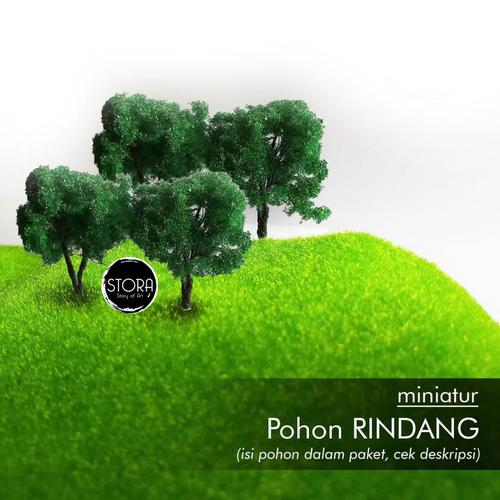 Jual MAKET Pohon Rindang Tinggi 3CM - Miniatur Beringin Cabang Diorama ...