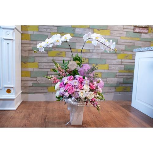 Jual Rangkaian Pot Meja Bunga Asli Fresh Flower Grand Opening Get Well ...