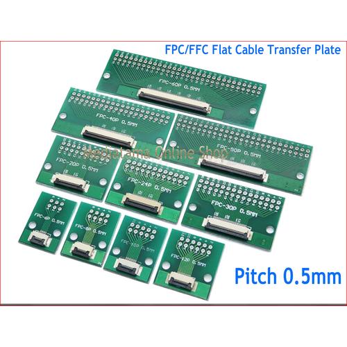 Jual FFC/FPC Flexible Cable Transfer Plate DIY Pitch 0.5mm - 4 Pin 0 ...