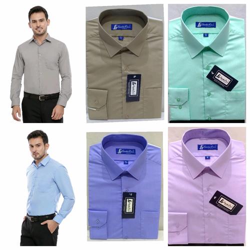 Jual Kemeja Pria Slim Fit Santa Ricci Panjang Ungu Hijau Mint Mocca Abu ...