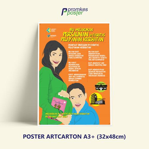 Jual Poster Kebidanan Ibu Melakukan Persalinan di Fasyankes - Kab ...