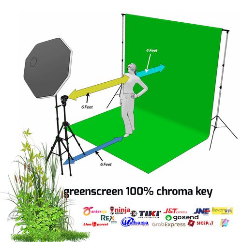 Promo GREENSCREEN 100% chroma key profesional - Kota Bekasi - nelly ...