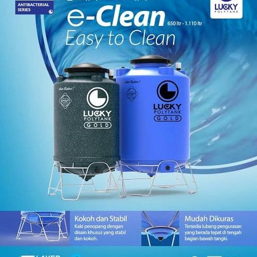 Jual Tangki Air LUCKY E-CLEAN POLYTANK 650 Liter KAKI / Tandon Air ...