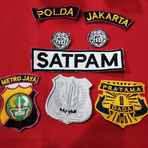 Jual Logo Satpam Baru/ Bad satpam baru/Logo Bordiran satpam - Jakarta ...