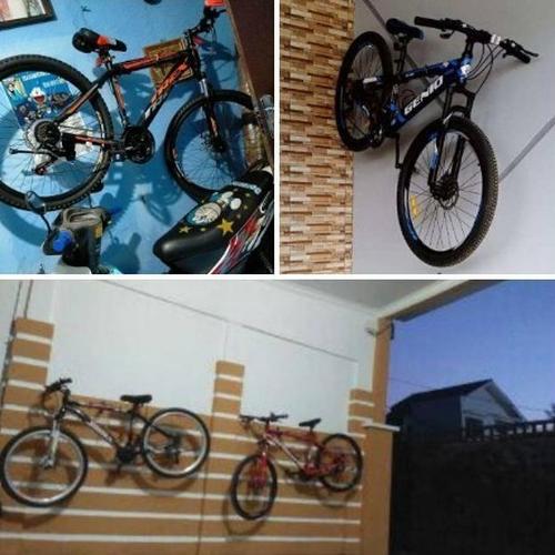 Jual Wall Hanger Sepeda Besi Tempel Dinding / Stand Bike Holder ...