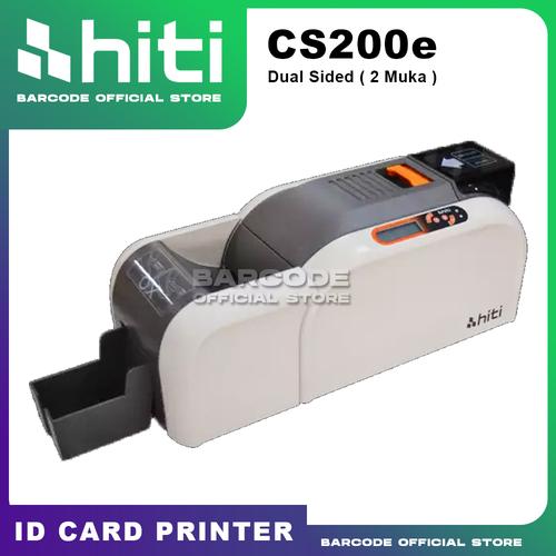 Promo ID Card Printer Kartu HITI CS-200E CS-200 Print Kartu PVC - Dual Side Cicil 0% 3x ...