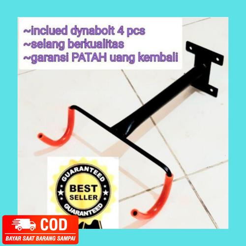 Jual Bracket Rak Gantungan Sepeda Tempel Dinding / Bike Wall Hook ...