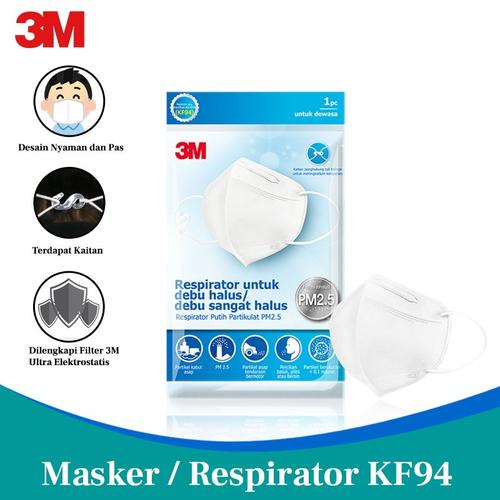 Jual 3M Nexcare Masker Kesehatan Respirator KF94 Daily Face Mask 3M-MA ...