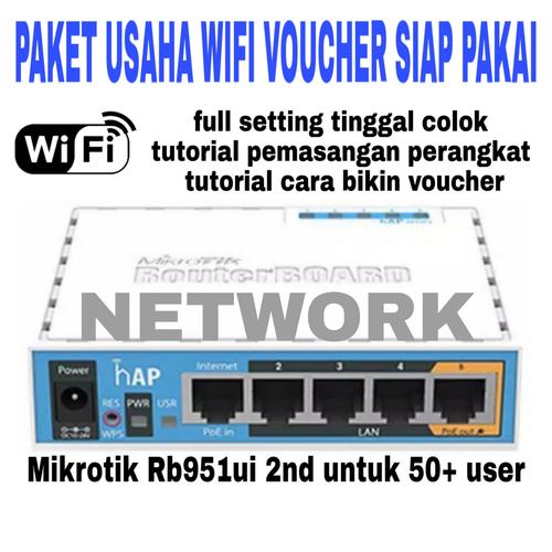 Jual mikrotik rb951ui 2nd full setting tinggal colok ke sumber internet ...