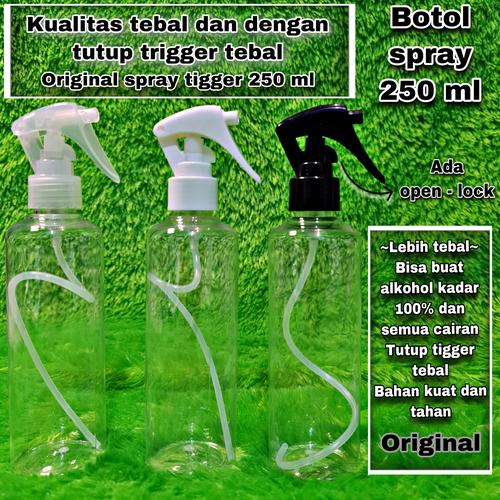 Jual BOTOL SPRAY 250ML TRIGER, BAHAN TEBAL DAN KUAT BISA BUAT ALKOHOL ...