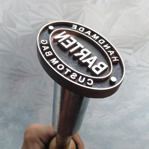 Jual Custom plat stamp emboss bahan kuningan - Kab. Gresik - proleather ...