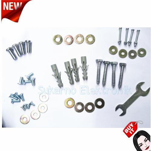 Jual Baut Baut Super Lengkap Untuk Pemasangan Bracket TV - Kota ...