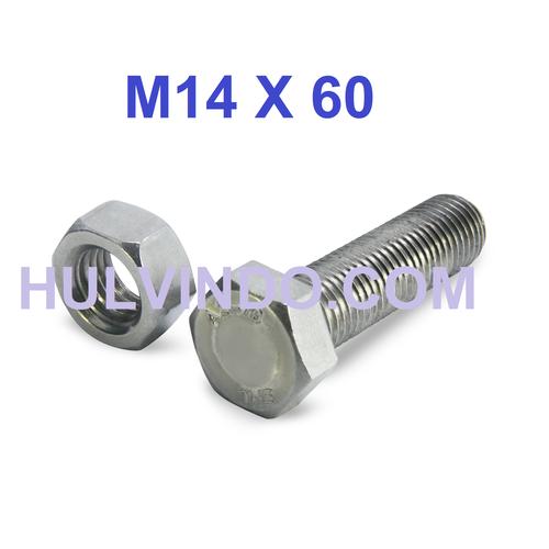 Jual BAUT MUR HEX STAINLESS STEEL 304 M14 X 60 - Kota Tangerang - Toko ...